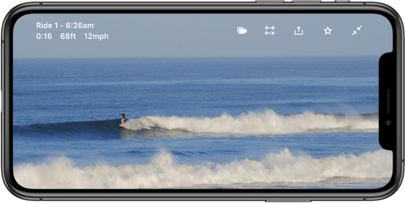 Capture your rides on video with Surfline Sessions™